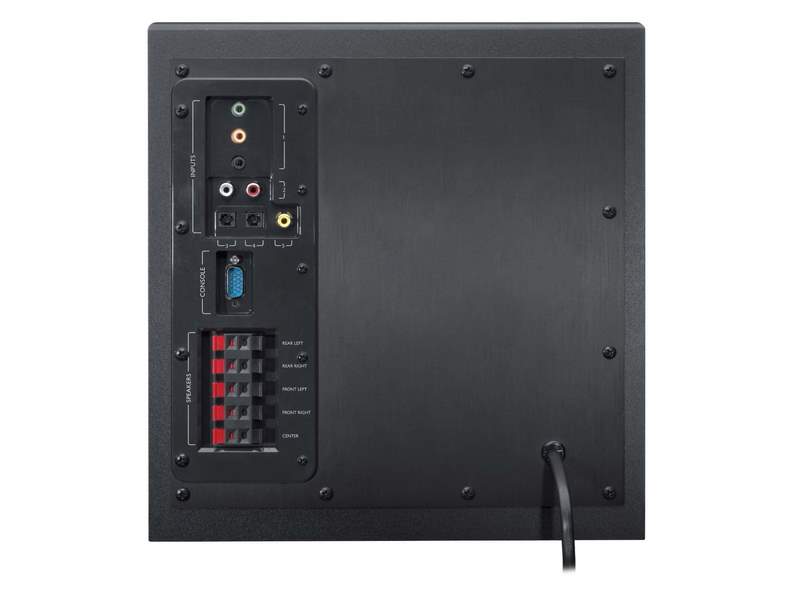 PARLANTE Z906 5.1 Logitech Potencia 500W Subwoofer 165W Plug 3.5mm/RCA Compatible PC-Cell-Tablet ...