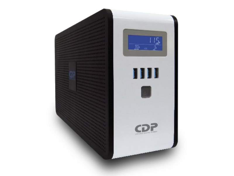 UPS CDP Interactiva, 1000VA/500W 10 Tomas de Salida Pantalla LCD Software de monitoreo Puerto ...